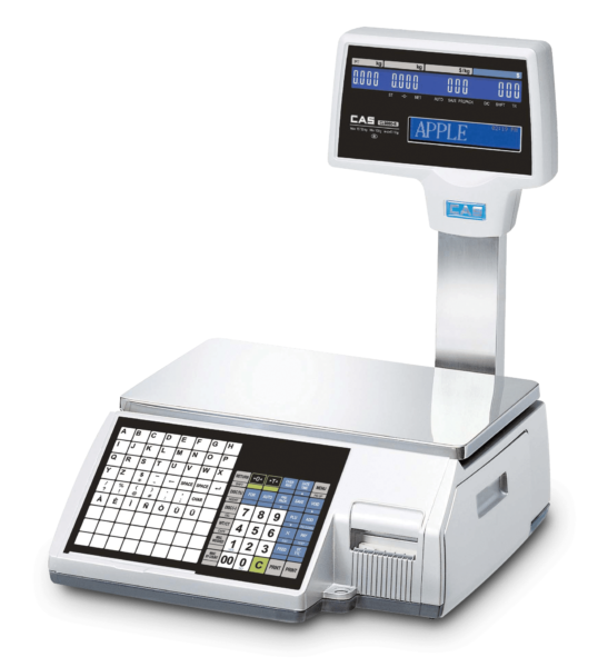 CAS CN1 Label Printing Scale - CAS Scales Australia